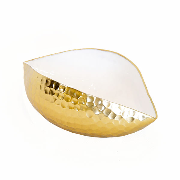 MSquare Gallery | Gold Medium Aluminum Eye Bowl - MSquare Gallery